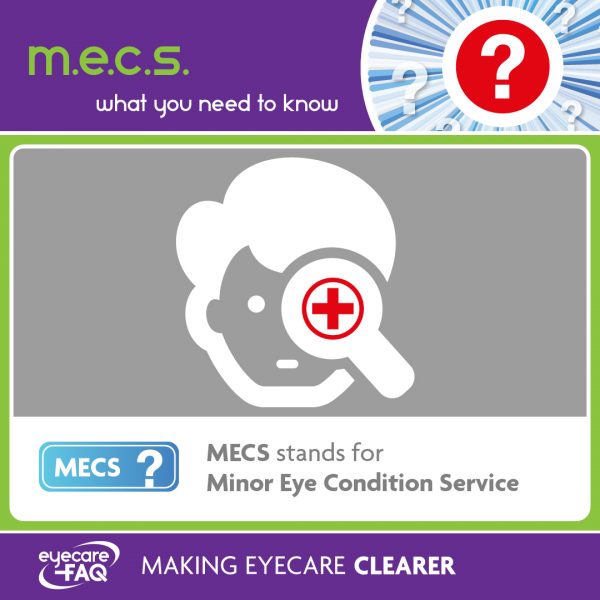Minor Eye Condition Service FAQ from eyecareFAQ