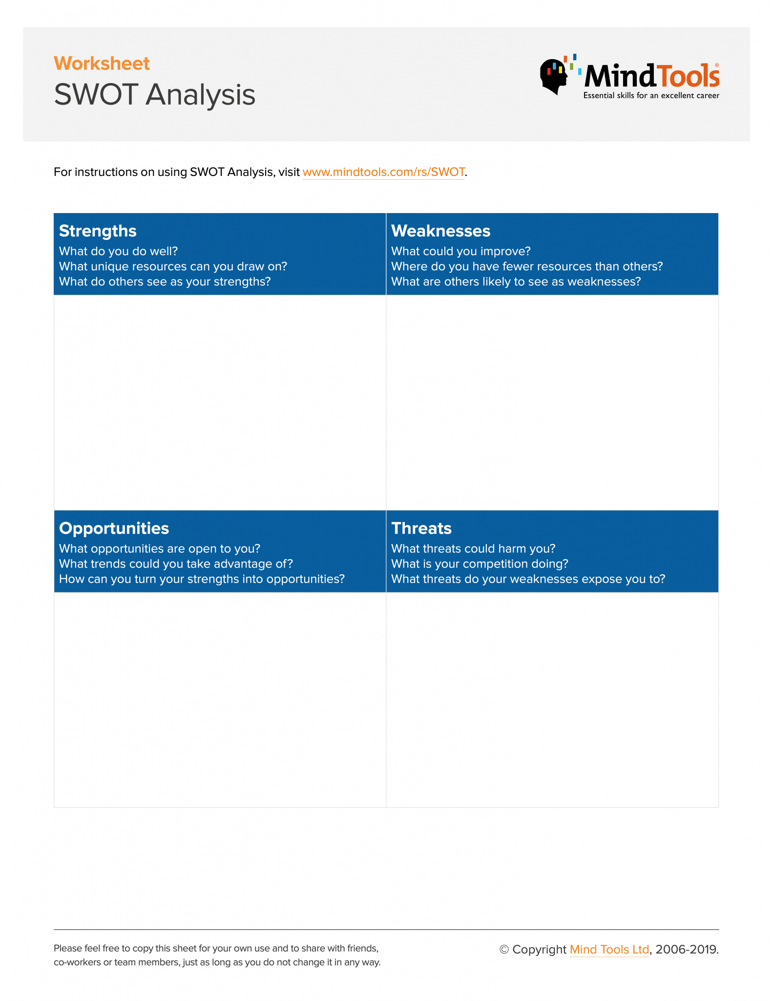 TOWS or SWOT? - ABDO