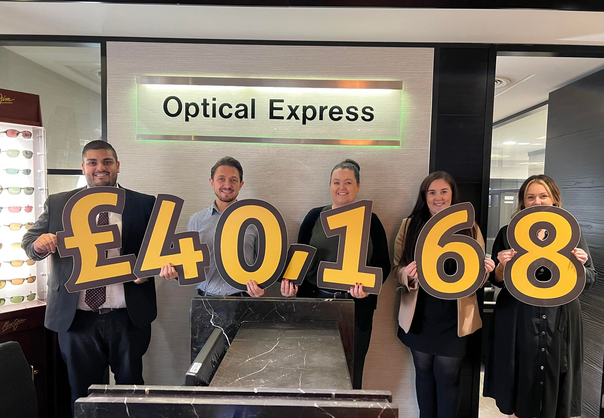 Optical Express staff raise funds for charity - ABDO