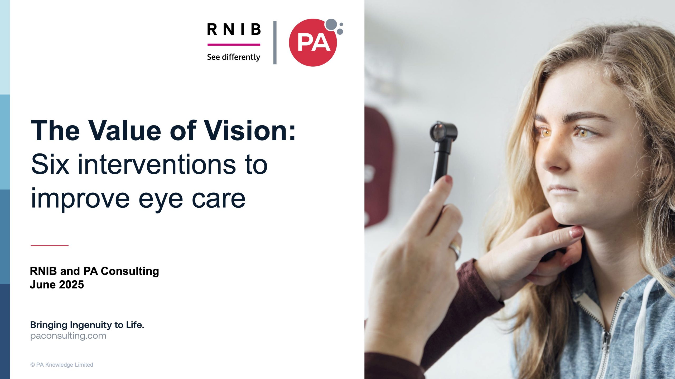 ABDO welcomes RNIB report - ABDO